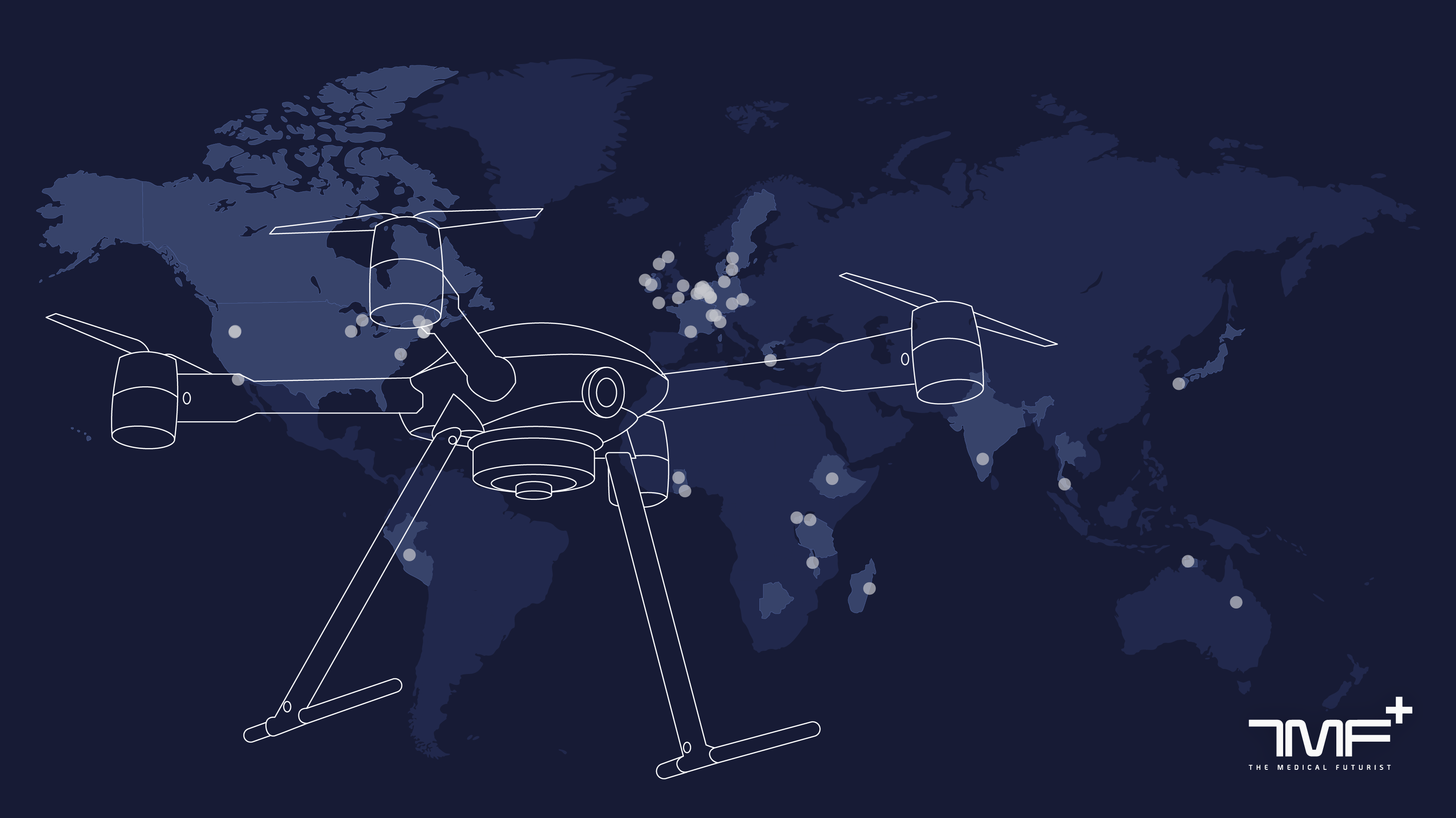 The Global Map of Medical Drone Projects And Trials - The Medical Futurist