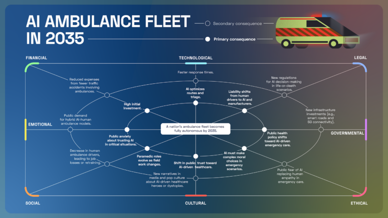 Futures Wheel of An Ambulance Service Using AI - The Medical Futurist